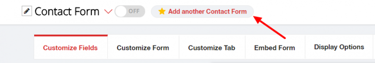 Can I add multiple contact forms to my website - Zotabox